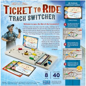LogiQuest Ticket to Ride Track Switcher Logic Puzzle Board Game | MTM