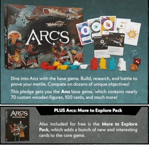 Arcs Board Game with More to Explore Pack | More Than Meeples