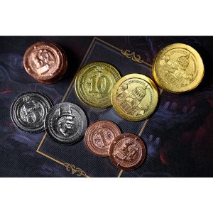 Sleeve Kings Industrial Metal Coins 50pc Set | More Than Meeples