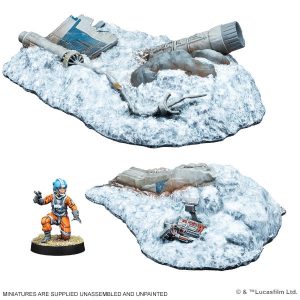 Star Wars Legion Crashed X-Wing Battlefield Expansion (SWL100) | MTM